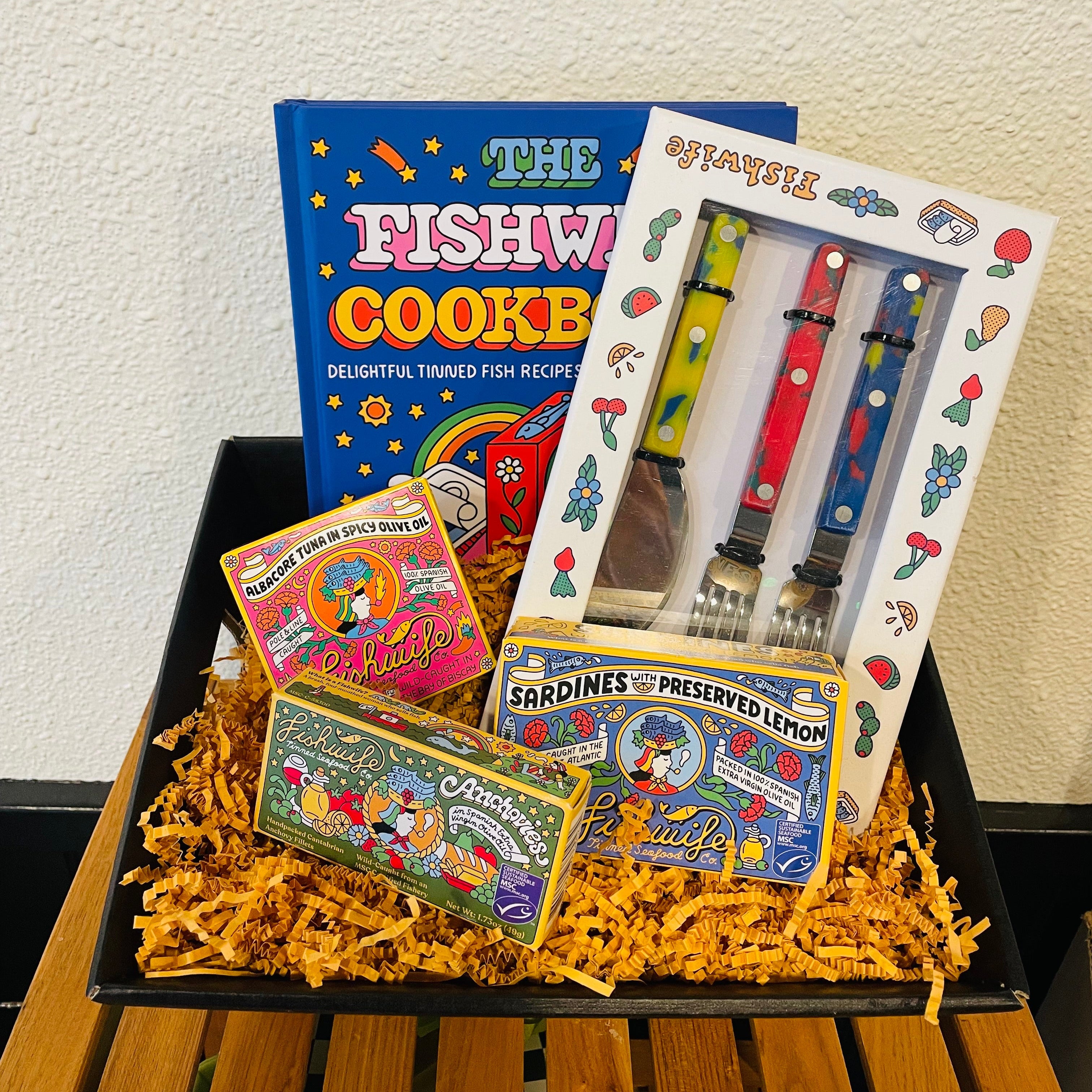Deluxe FishWife Tinned Fish Gift Basket – HELA Provisions
