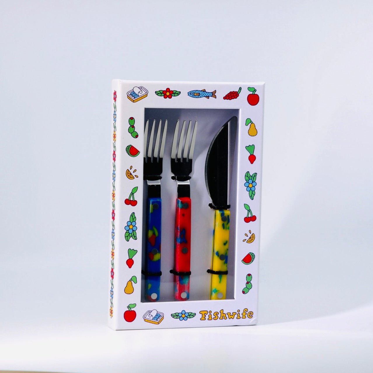 FishWife Tinned Fish Fork + Knife Set – HELA Provisions